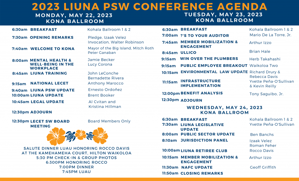 2023 Conference Program pg 2 - LECET Southwest